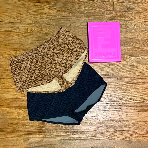 SKIMS | Intimates & Sleepwear | Brand New Fendi Skims Boyshorts L ...
